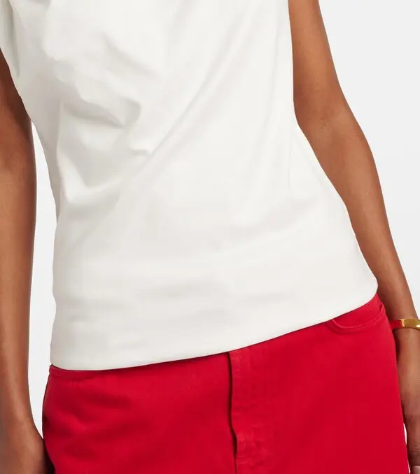 RÓHE Cotton-blend Top - White