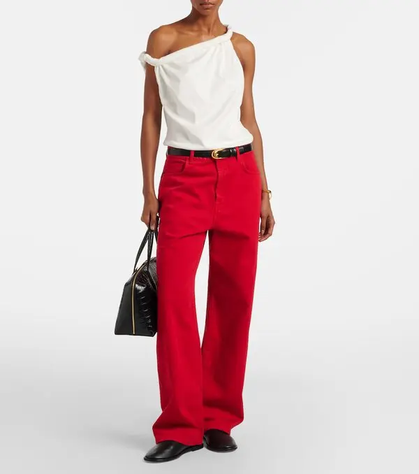 RÓHE Cotton-blend Top - White