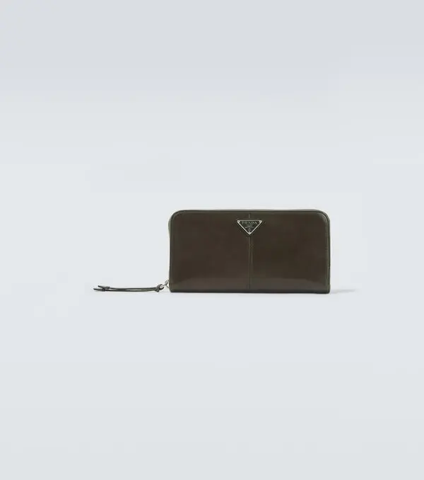 Prada Leather Wallet - Green