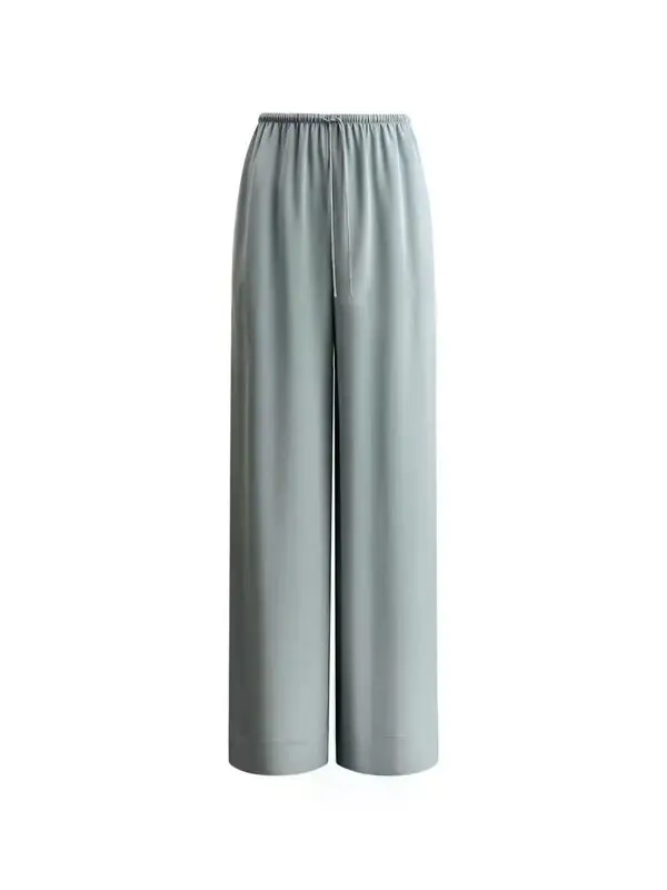 12 STOREEZ Alice Drawstring Silk Trousers