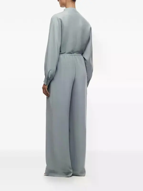 12 STOREEZ Alice Drawstring Silk Trousers