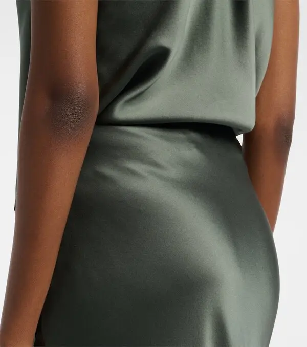 THE SEI Silk Satin Maxi Skirt