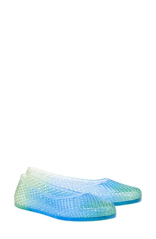 ANCIENT GREEK SANDALS Iro Mesh Jelly Flat - Blue/green