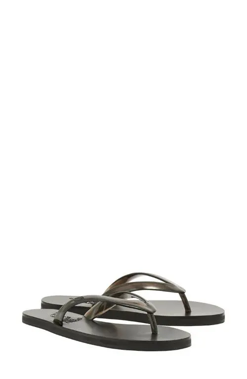 ANCIENT GREEK SANDALS Saionara Jelly Flip Flop - Black