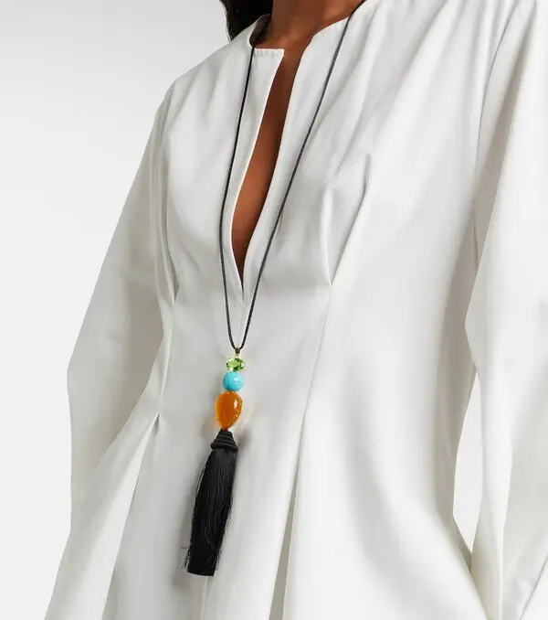JENNIFER BEHR Izzie Tassel Necklace