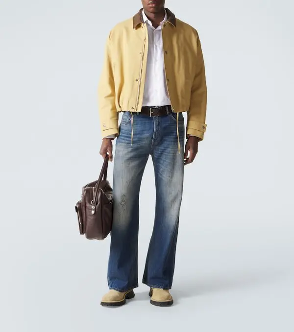 Acne Studios 2021 Distressed Wide-leg Jeans