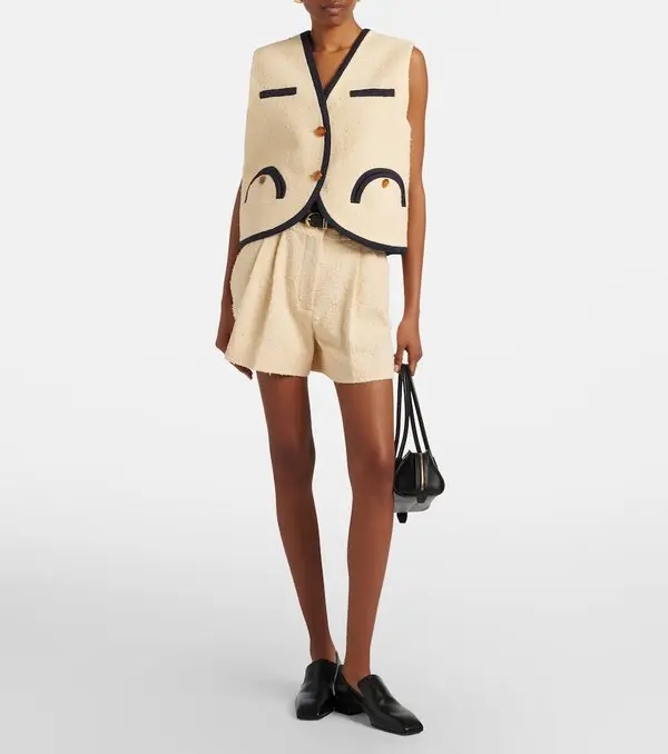 BLAZÉ MILANO Gliss Cotton-blend Vest