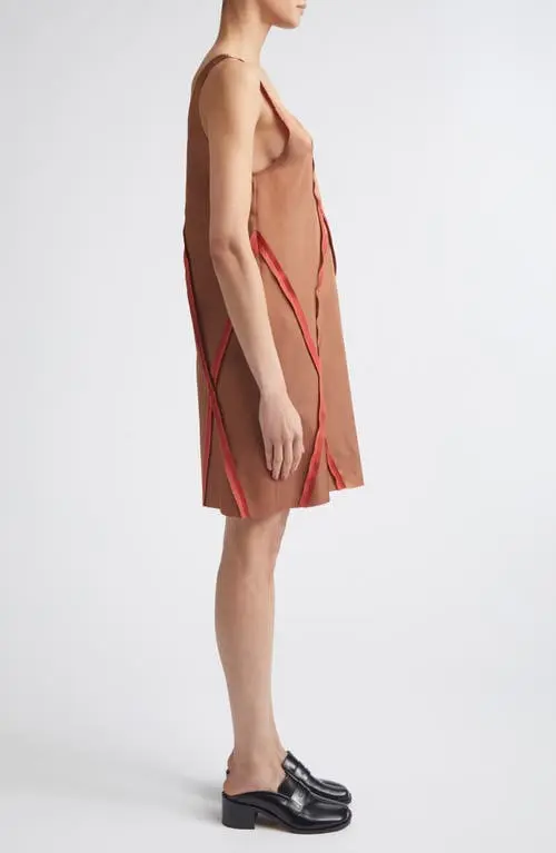 MAISON MARGIELA V-neck Sleeveless Midi Dress