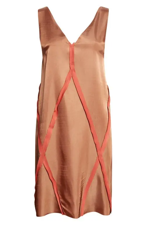 MAISON MARGIELA V-neck Sleeveless Midi Dress