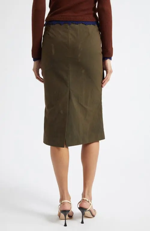 SHUSHU/TONG Multipocket Utility Midi Skirt