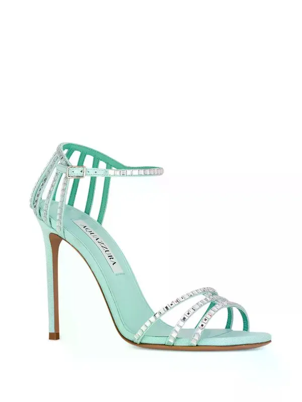 AQUAZZURA Sensation Crystal Heeled Sandals