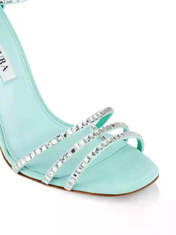 AQUAZZURA Sensation Crystal Heeled Sandals
