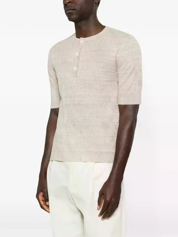 LARDINI Buttoned T-shirt