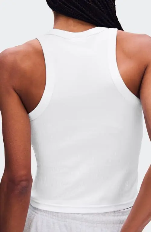 On X Zendaya All Day Rib Tank - White