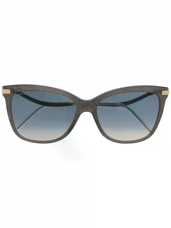 JIMMY CHOO Oversized Steffs Sunglasses - Gold