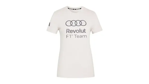 Adidas Audi Revolut F1 Team Dna Graphic Tee Shirt - Chalk Pearl