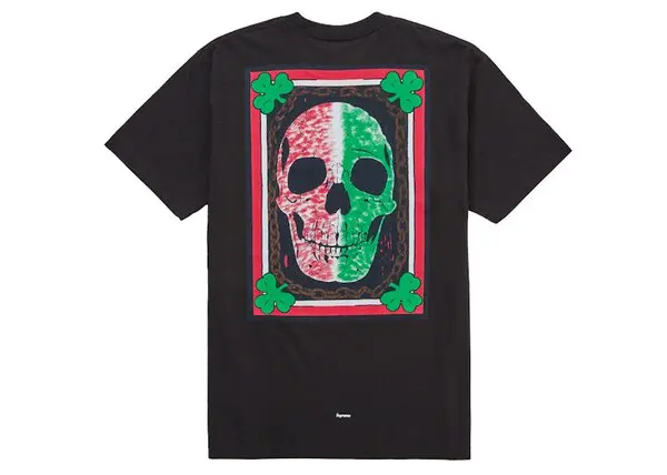Supreme Mike Kelley Banner Tee Shirt - Black