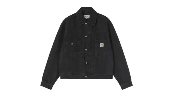 Carhartt Belmar Denim Jacket - Black Snake Camo (heavy Stone Wash)
