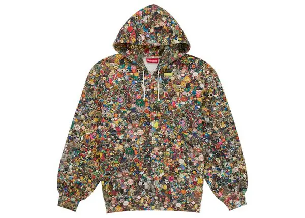 Supreme Mike Kelley Zip Up Hooded Sweatshirt