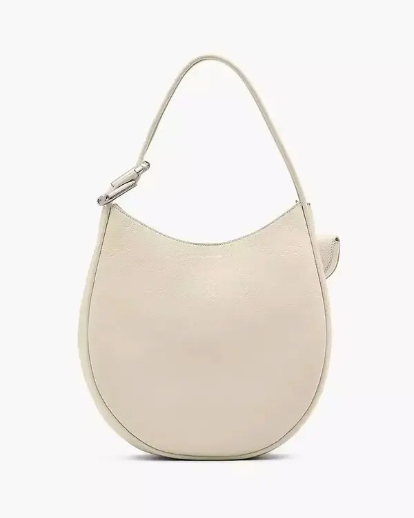 Marc Jacobs Leather Large Hobo Bag - Cloud White