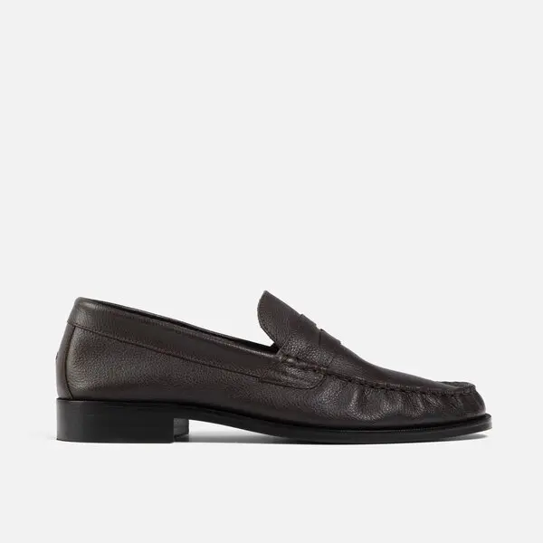 DUKE + DEXTER Ezra Pebble Ruched Loafer