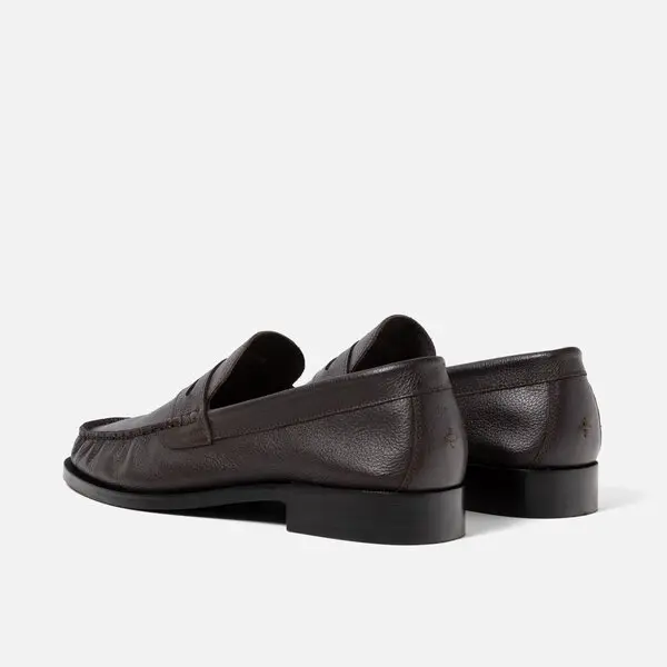 DUKE + DEXTER Ezra Pebble Ruched Loafer