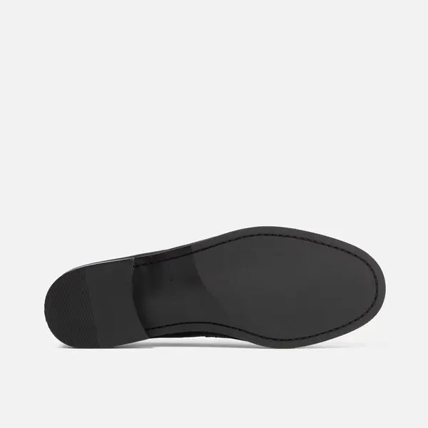 DUKE + DEXTER Ezra Pebble Ruched Loafer