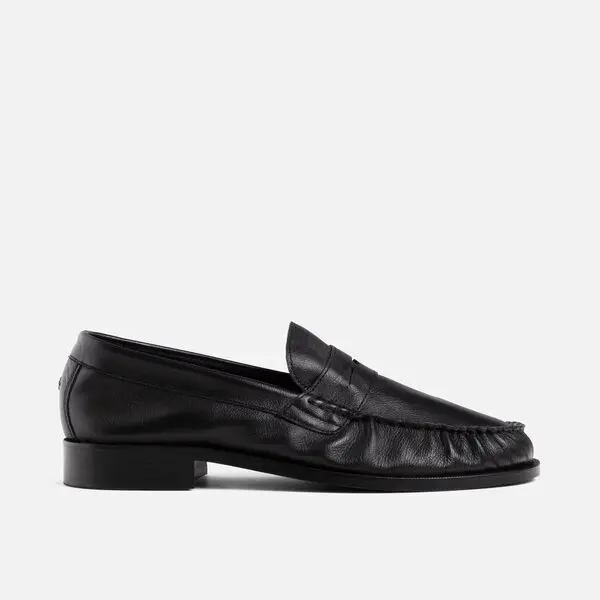 DUKE + DEXTER Ezra Tumbled Ruched Loafer