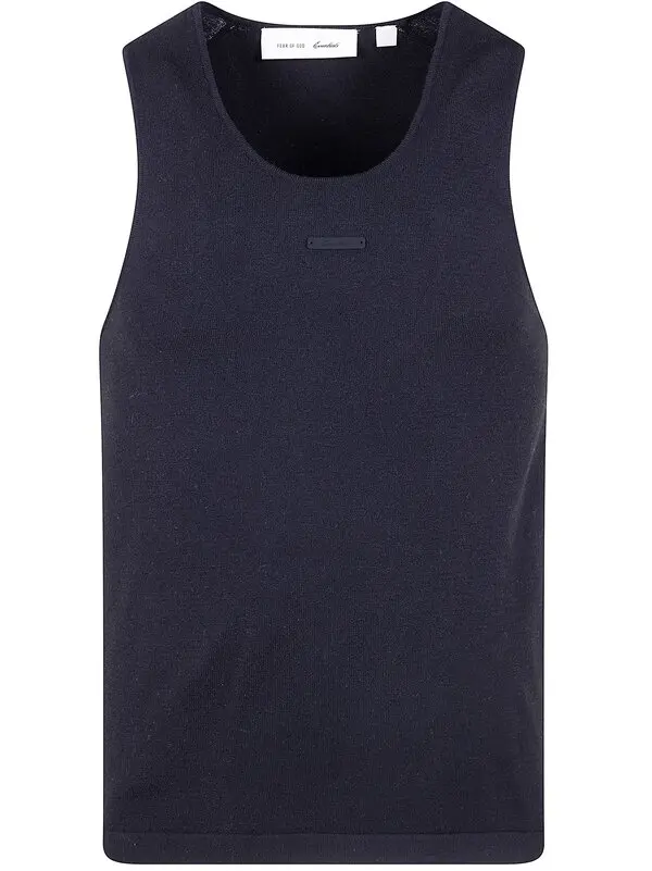 Fear Of God Classic Knit Tank - Black