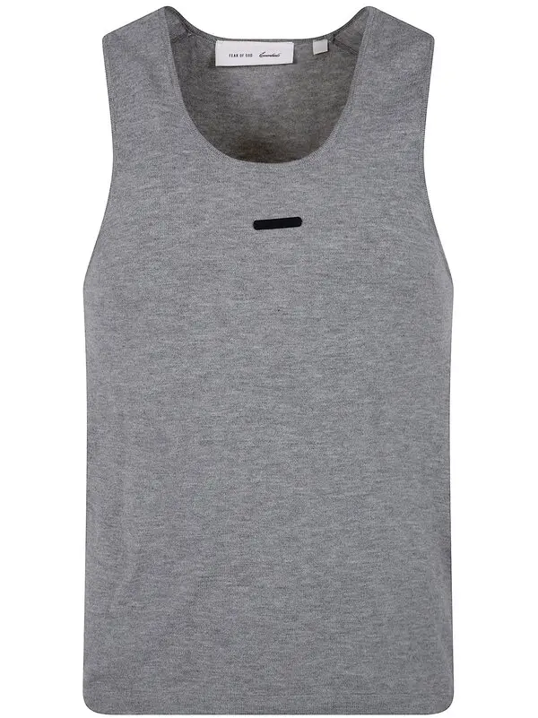 Fear Of God Classic Knit Tank - Gray
