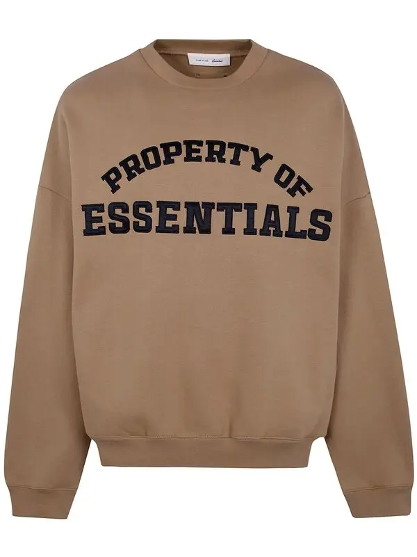 Fear Of God Property Lounge" Crewneck Sweatshirt - Beige