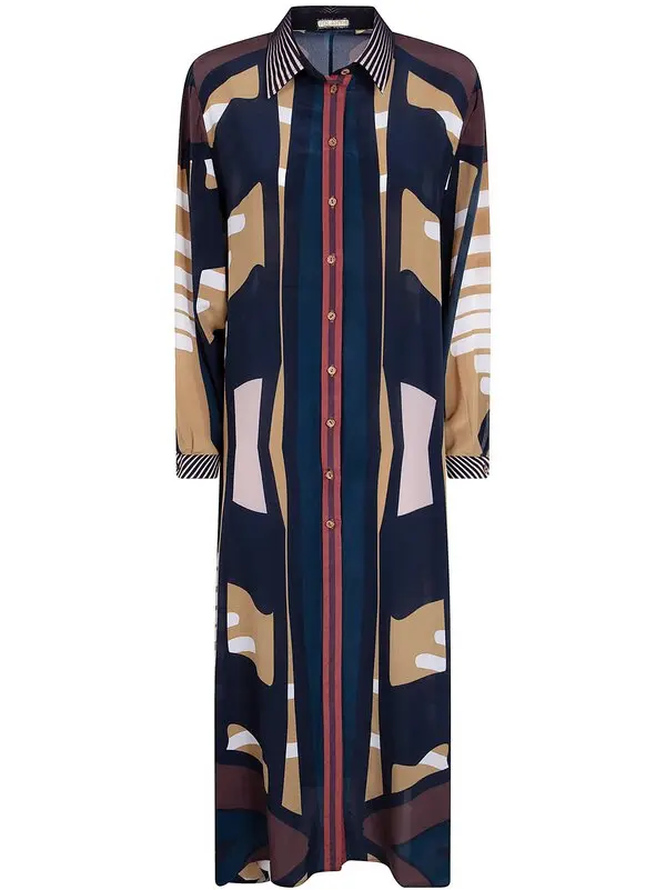 VOLANTIS Riad Shirt Dress - Multi