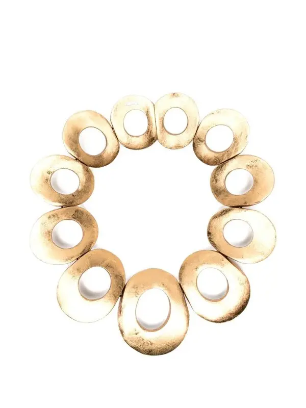 MONIES Eira Acacia Wood Necklace - Multi
