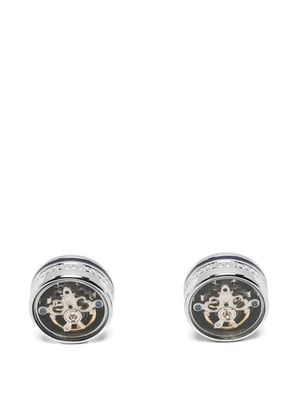 Tateossian Skull Tourbillon" Cufflink - Metallic