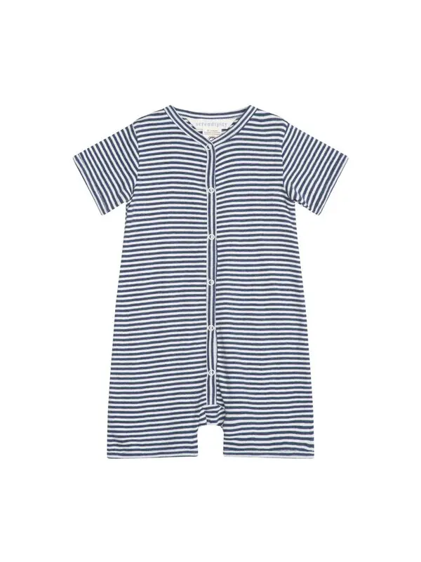 SERENDIPITY ORGANICS Baby Short Suit - Blue