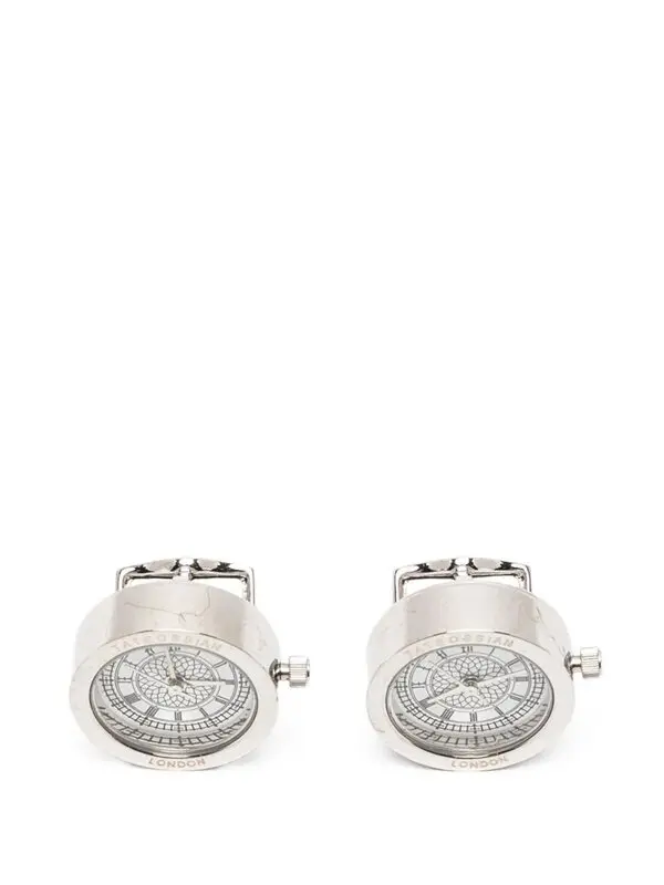 Tateossian Big Ben Watch" Cufflinks - Metallic
