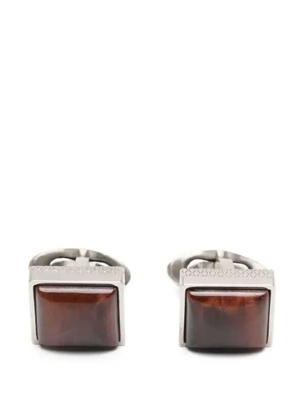 Tateossian Titanium Classic" Cufflinks - Metallic
