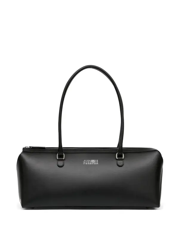 MAISON MARGIELA Calf Leather Shoulder Bag - Black
