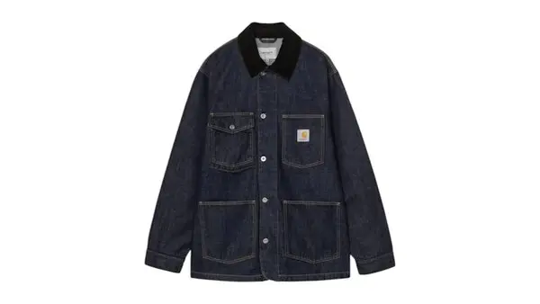 Carhartt Wip Warren Denim Chore Coat - Blue/black