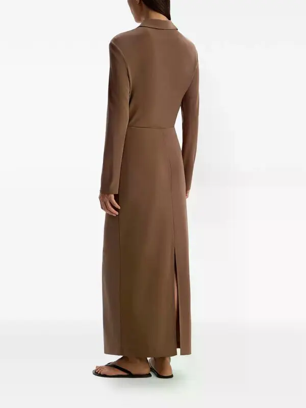 12 STOREEZ Midi Skirt With Slit