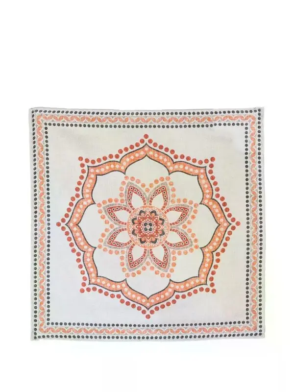 Brunello Cucinelli Mandala-print Handkerchief - Neutrals