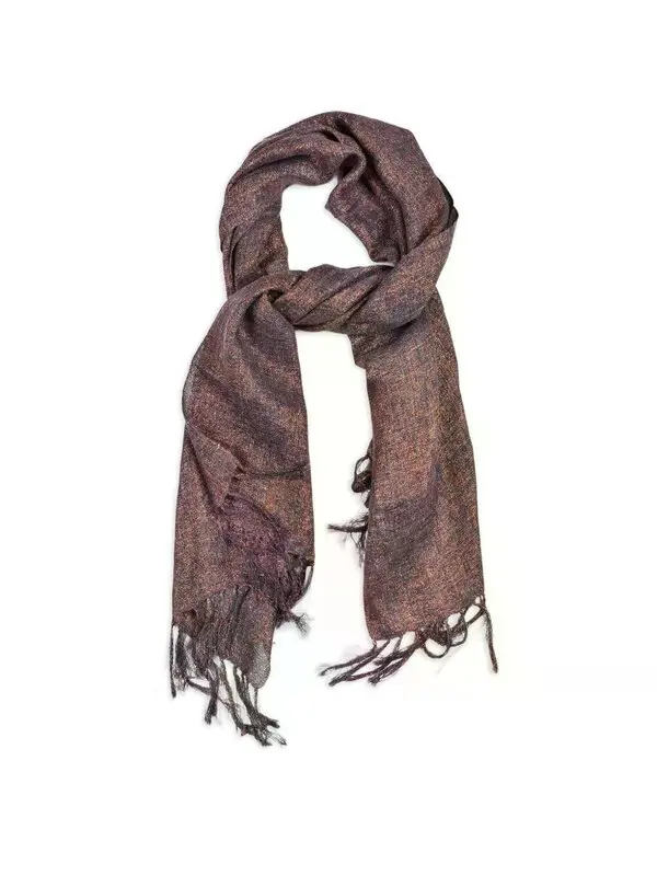 Brunello Cucinelli Frayed Scarf - Blue
