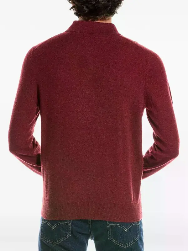 Brunello Cucinelli Fine-knit Polo Sweater