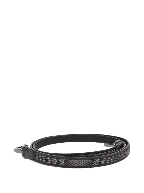 Brunello Cucinelli Monili-embellished Bag Strap - Black