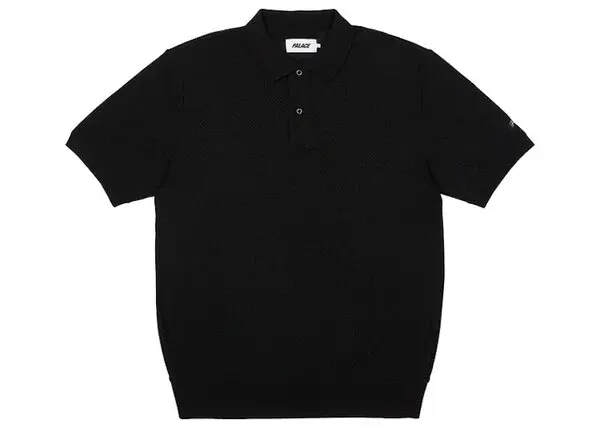 PALACE Lurex Polo Shirt - Black