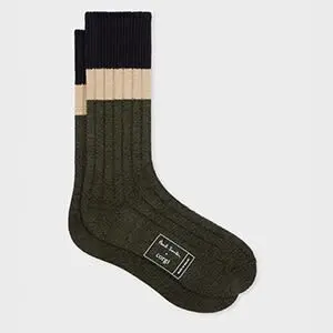 Paul Smith Cotton Socks - Black