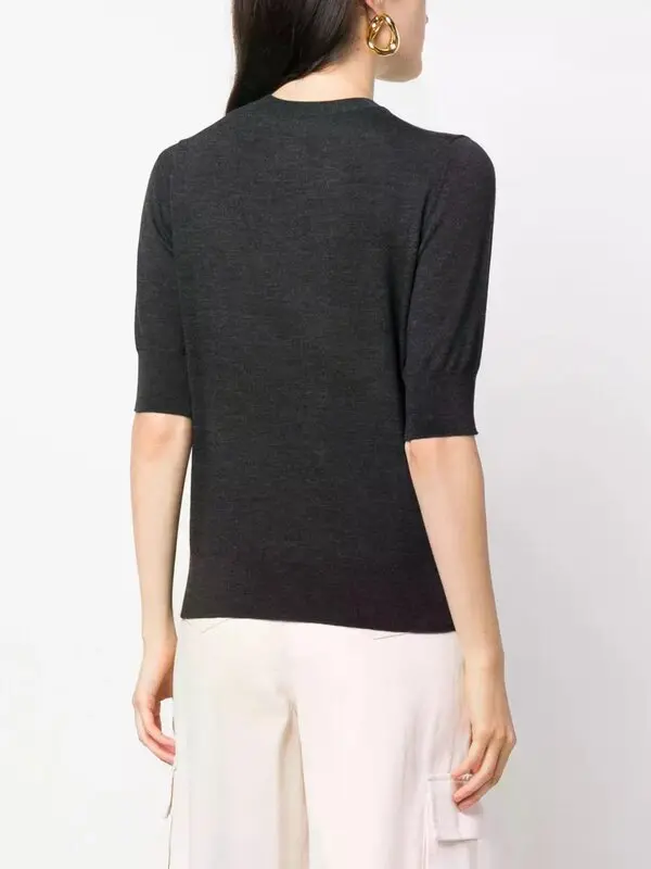 P.a.r.o.s.h Fine-knit Round-neck Top