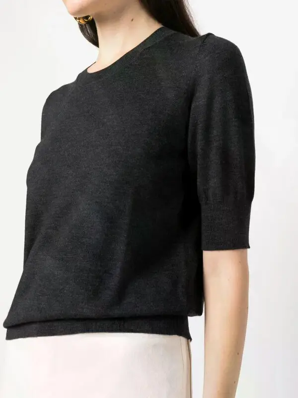 P.a.r.o.s.h Fine-knit Round-neck Top