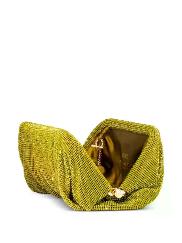 Benedetta Bruzziches Venus La Grande Crystal-embellished Clutch Bag - Green