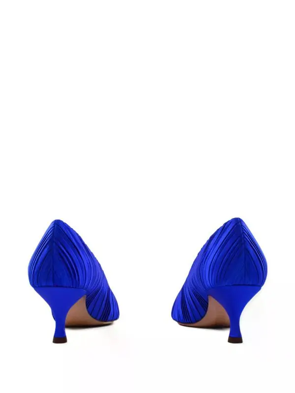 Casadei Pleated Satin Pumps